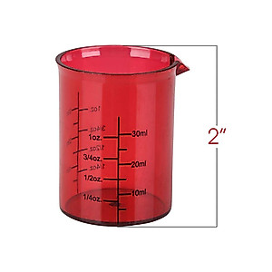 ArtCreativity Chemistry Glass Set, 4 Plastic Laboratory Glasses, Funny Scientific Gifts for Adults, Cool Chemistry Graduation Gag Gift, Unique Drinking Gifts for Men and Women