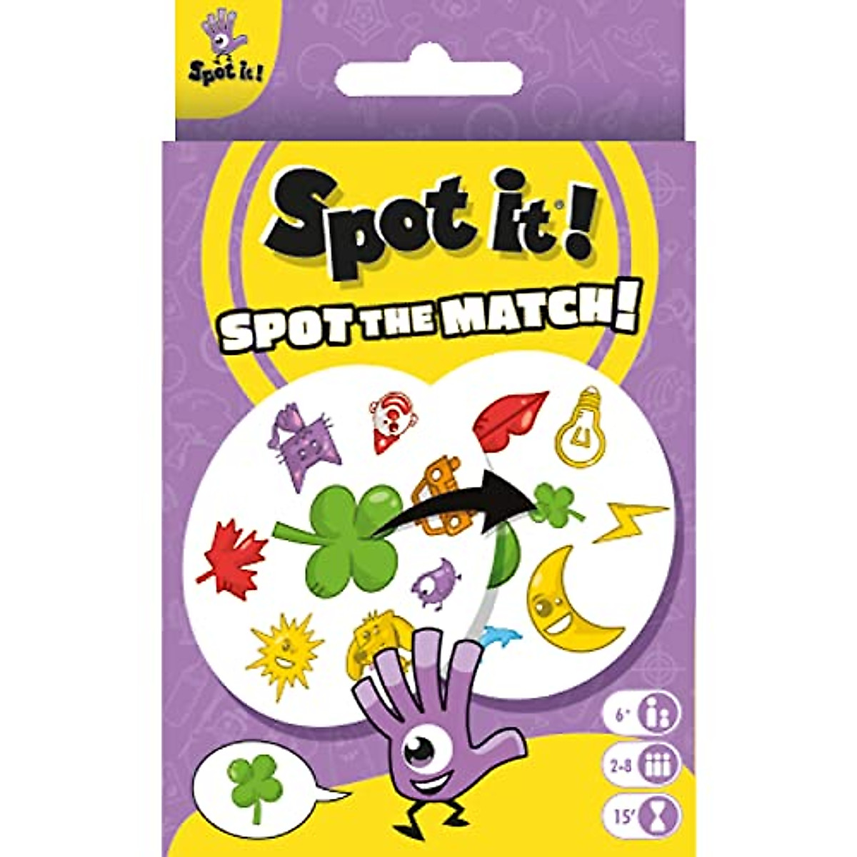 Zygomatic Spot It! Classic Card Game (Pocket Edition) | Matching Game | Fun Kids Game for Family Game Night | Travel Game | Great Kids Gift | Ages 6+ | 2-8 Players | Avg. Playtime 15 Mins | Made