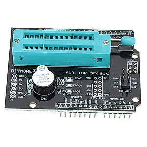 1 Pcs Programmer Expansion Board, AVR ISP Shield Burning Burn Bootloader Programmer for R3 Expansion Board