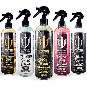 Titanium Ti02 + Silicon Dioxide Si02 High Reflective Ceramic Spray Car Polish Advanced Clear Coat & Paint Protection-Viking Shield Titanium Speed Detailer (16 oz.)