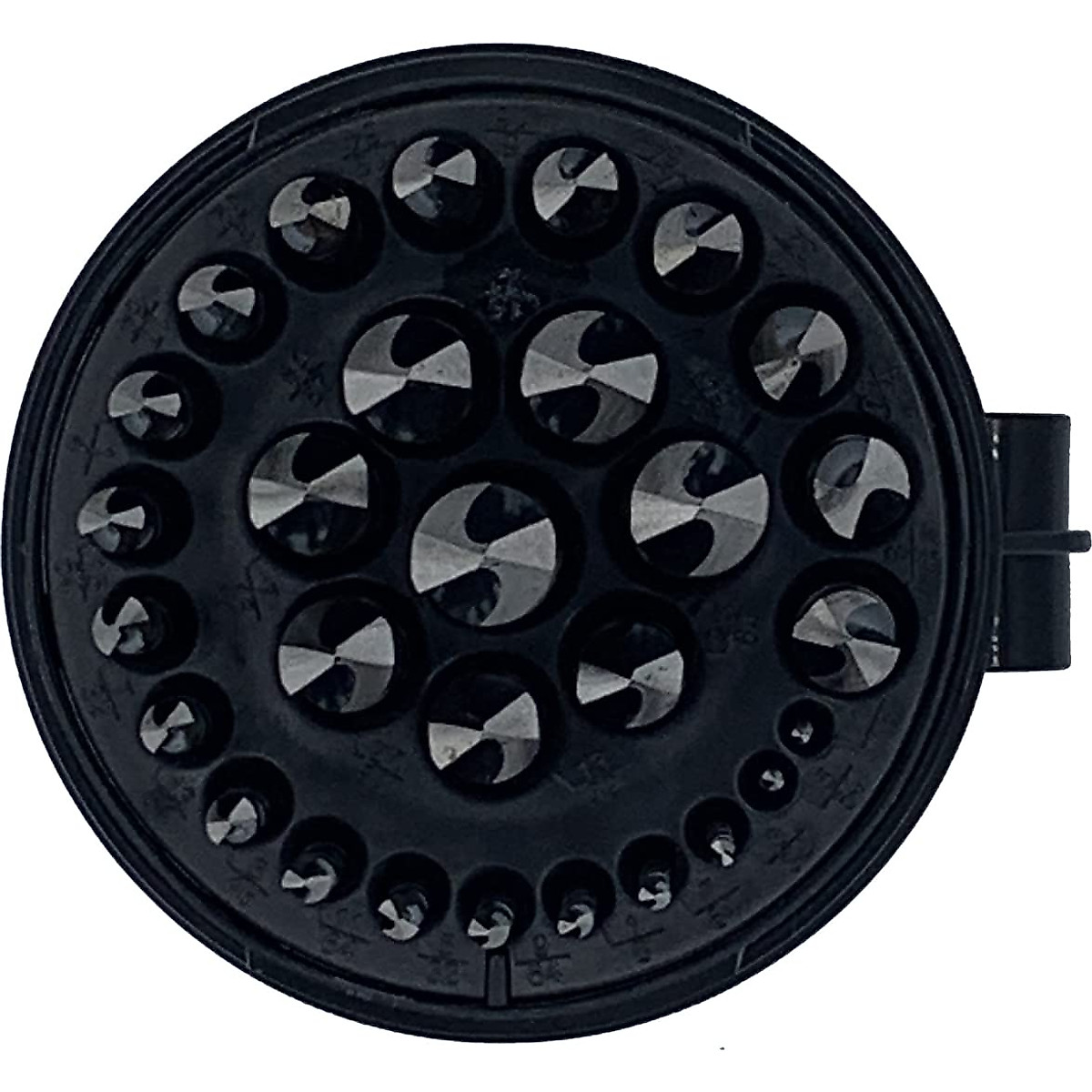 KnKut 29 Piece Drill Buddy Jobber Length Drill Bit Set with 3/8" Reduced Shank