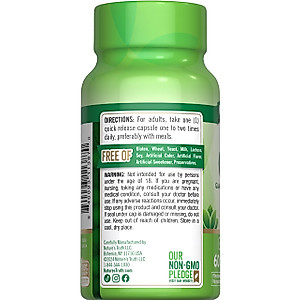 Nature's Truth GABA 750mg | 60 Capsules | Gamma Aminobutyric Acid Supplement | Non-GMO & Gluten Free Supplement