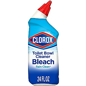 Clorox Toilet Bowl Cleaner, Rain Clean - 24 Ounces (Package May Vary)