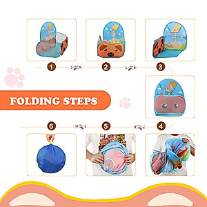 EocuSun Kids Ball Pit Ball Tent Pop up Children Baby Toy Toddler Ball Pit for Indoor Outdoor Play, Balls Not Included (1)