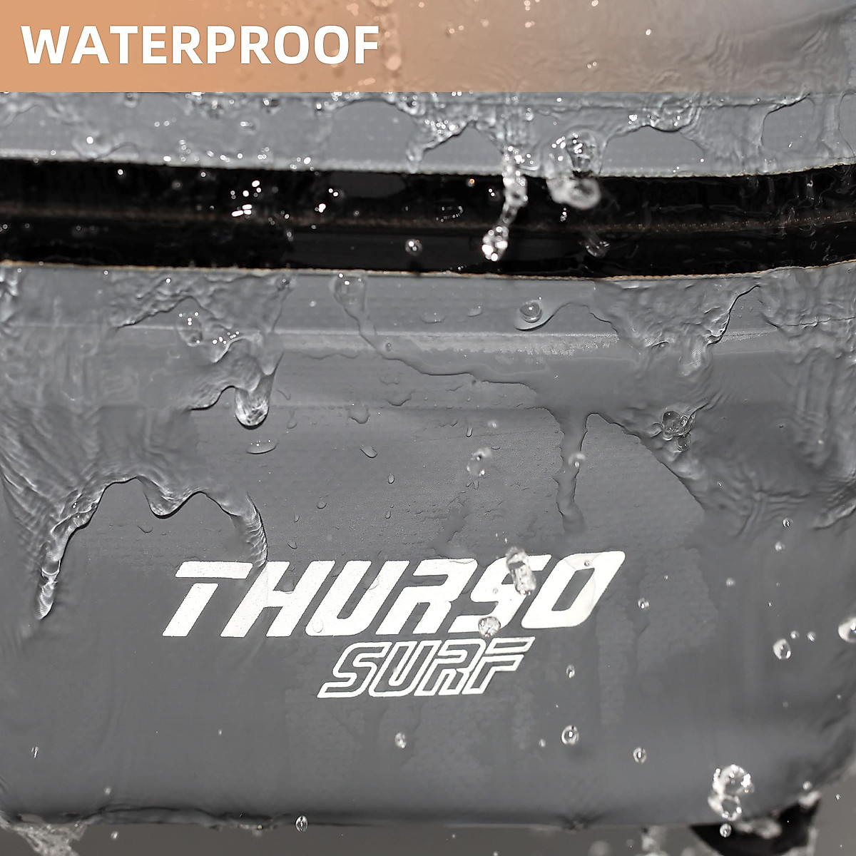 THURSO SURF Waterproof Paddle Board Cooler Bag Paddle Board Accessories SUP Deck Bag Multi-Functional Durable PVC Material Mesh Top Pocket Portable Premium Insulated Spacious 20 Can