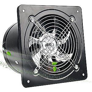 CABINAHOME Exhaust Fan, 6 inch Through the Wall Extractor Exhaust Ventilation Fan for Kitchen, Bathroom, Toilets, Bedroom, Living room, Shopping mall, and Office, 110V