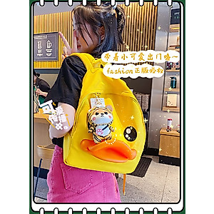 BONICI Men Women Creative Cute Lovely Cosplay Costume Play Changing Clothes Shiba Inu Dog Pendant Keychain Key-Chains Keyring Gift Pendant Handbag Tote Purse Backpack Decoration Car Key -Rabbit