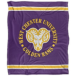 West Chester University Blanket, 50"x60" Primary Logo, Silky Touch Super Soft Throw Blanket