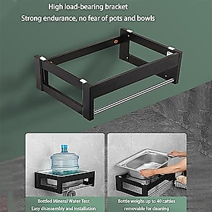 Wall Mount Utility Sink,stainless Steel Kitchen Sink,utility Sink Single Bowl,hot And Cold Faucet,aluminum Bracket,suitable For Small Space Kitchens,restaurants,garages,outdoor Places ( Size : 53*38cn