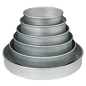 American Metalcraft HA80142 Straight Sided Pan, 14 Gauge Thickness, 14" Dia., 2" H, Aluminum