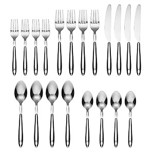 Cambridge Marvel Piece Flatware Set With Hanging Rack, 20 Count, No Color