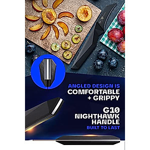 Dalstrong Bird's Beak Paring Knife - 2.75 inch- Shadow Black Series - Black Titanium Nitride Coated - High Carbon - 7CR17MOV-X Vacuum Treated Steel Cooking Kitchen Chef Knife - Sheath - NSF Certified