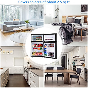 EP22672BK, Rainfally Portable Refrigerator, Black