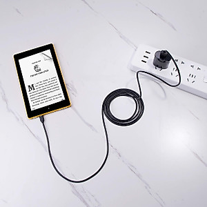 10Ft Micro USB Cable for Charging Fire HD 6 7 8 10 Tablet and Fire HD6 7 8 10 Kids Edition,Kindle Fire HD, HDX 6" 7" 8.9"(Fire 1st-8th Gen),Kindle E-Reader,Paperwhite,Oasis,Voyage,(3rd-10th Gen)-2Pack