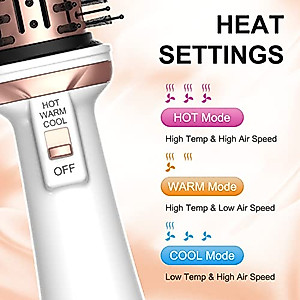 Blowout Hair Dryer Brush Hot Air Blow Pulchram Salon One Step Volumizer Styler