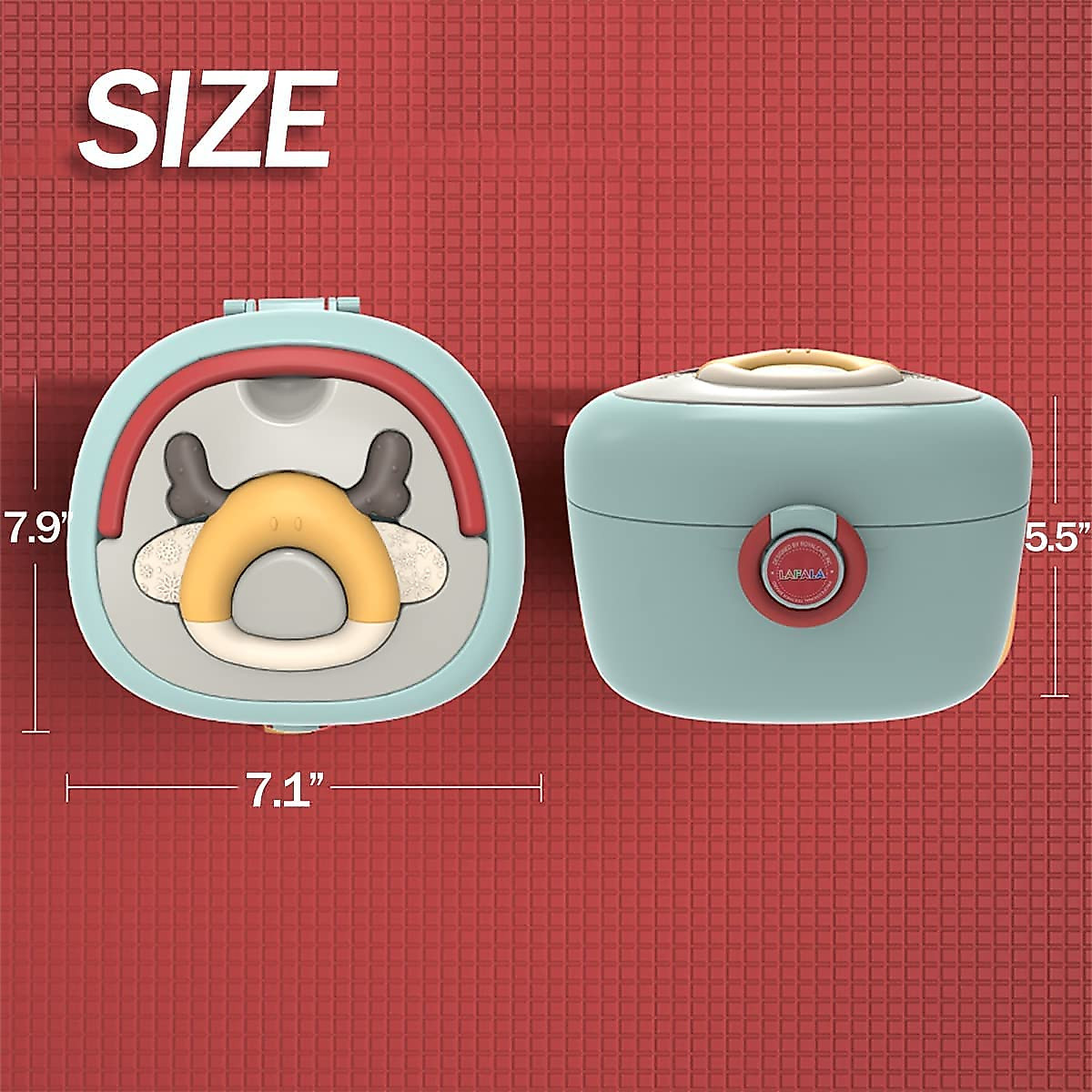 LAFALA Baby Toys 3-6 Months Baby Rattle Set Teething Toys for Babies 0-6 Months 11 PCS 4 Month Old Toys for Babies Teether Baby Essentials with Storage Box Infant Toys Newborn Toys Baby Girls Gifts