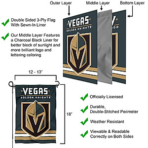 WinCraft Vegas Golden Knights Double Sided Garden Flag