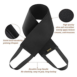 Self Tanning Mitt Applicator - EVYTTA 3 Set Self Tanner Mitt Applicator with Tanning Glove for Self Tan, Back Applicator, Mini Tanning Mitts Self Tanner Mit, Self Tan Mitt Applicator, Self Tan Mit