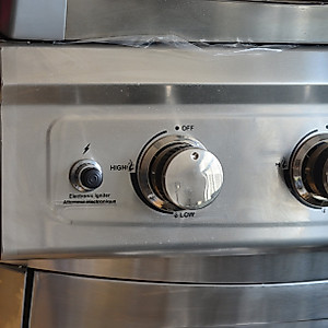 onlyfire 14421 Spark Generator 1 Male Outlet AAA Battery Push Button Ignitor Igniter Replacement for Broil King, Broil-Mate, Sterling, Silver Chef, Amana, Uniflame, Surefire, BBQ Pro and Others