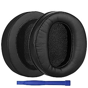 D7000 Ear Pads, Replacement Memory Foam Protein Leather Headphone Earpads Ear Cushion Pad for Denon AH D2000 D5000 D7000 AH-D2000 AH-D5000 AH-D7000 Headphones