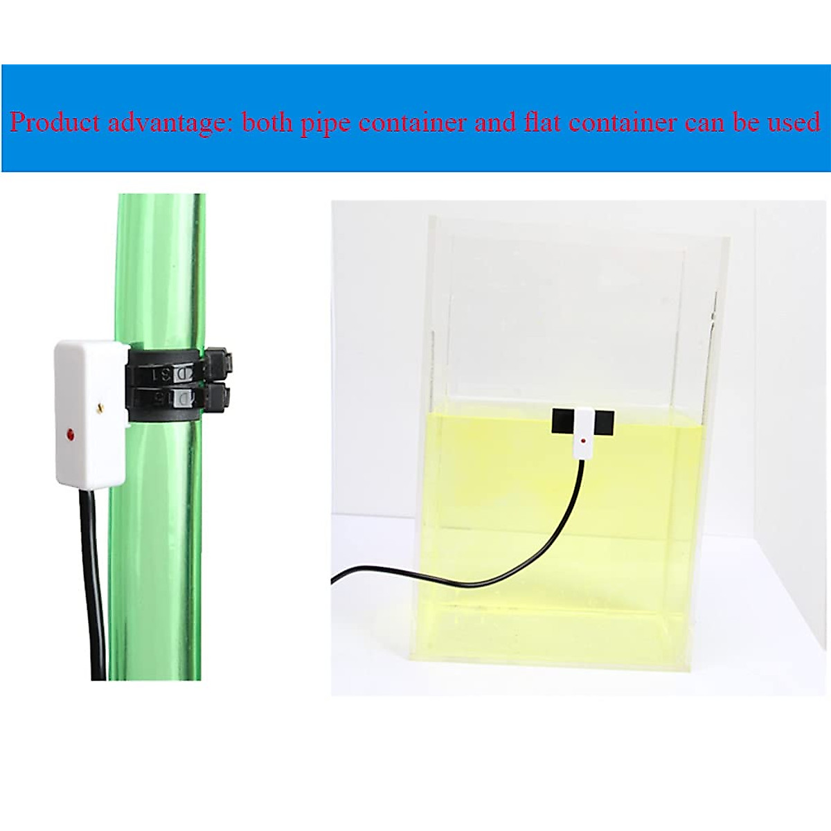 Taidacent Non Contact Water Level Sensor Flow Sensor Float Switch Water Level Switch High and Low Level Output