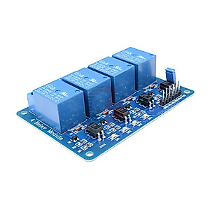 Replcement for 4 Channel DC 5V Relay Module with Optocoupler for UNO R3 MEGA 2560 1280 DSP ARM PIC AVR STM32 Raspberry Pi