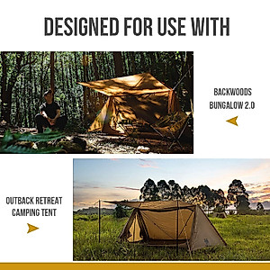 OneTigris Bulwark Camping Tarp & Waterproof Tent Footprint