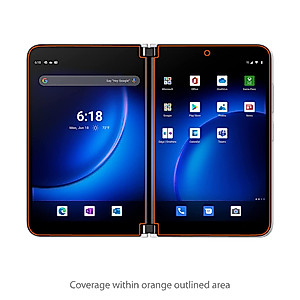 BoxWave Screen Protector Compatible with Microsoft Surface Duo 2 5G - ClearTouch Anti-Glare (2-Pack), Anti-Fingerprint Matte Film Skin for Microsoft Surface Duo 2 5G