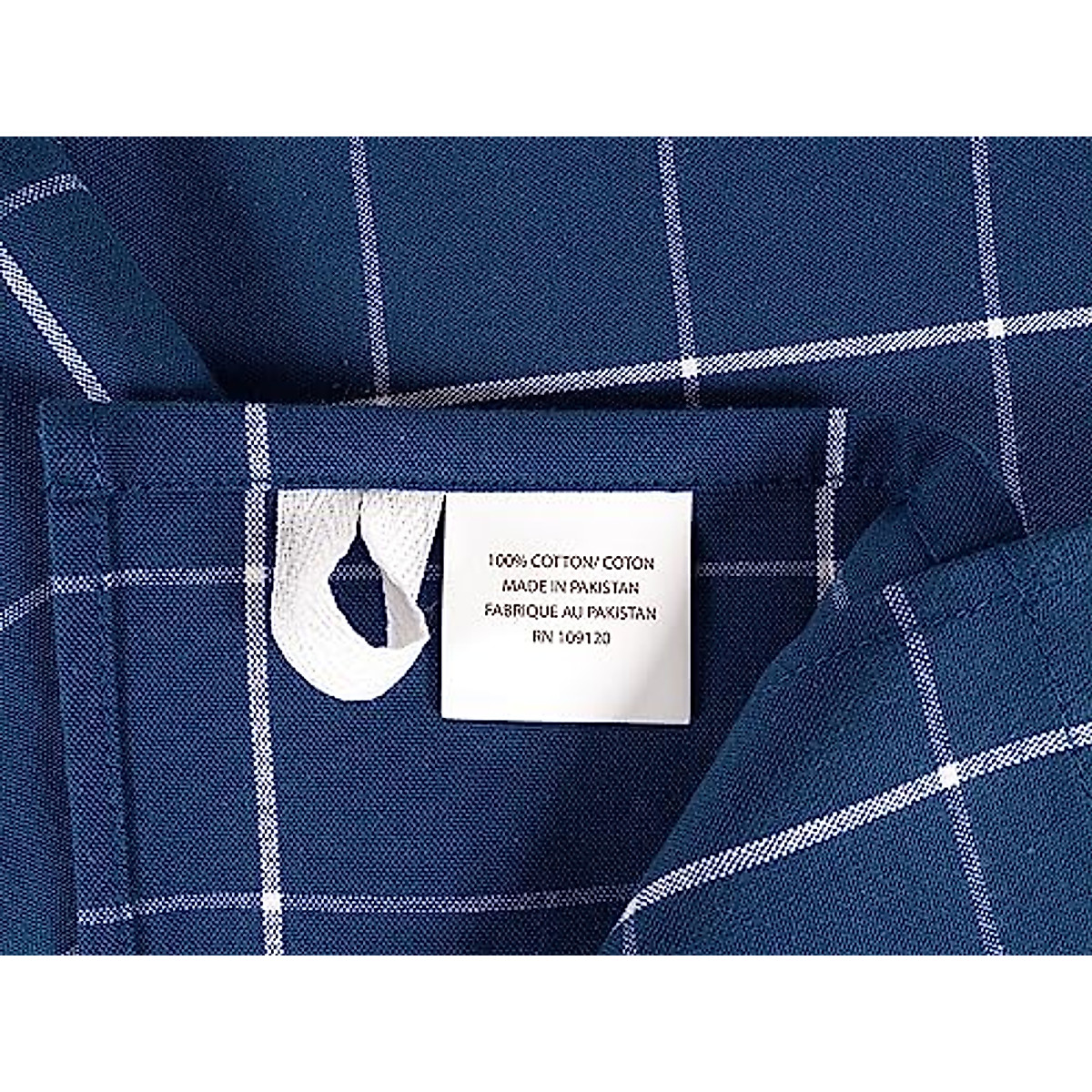 KAF Home Chelsea Assorted Kitchen Towel - Set of 10-18 x 28 Inches - Mixed Flat and Terry Dish Towels (Blue)