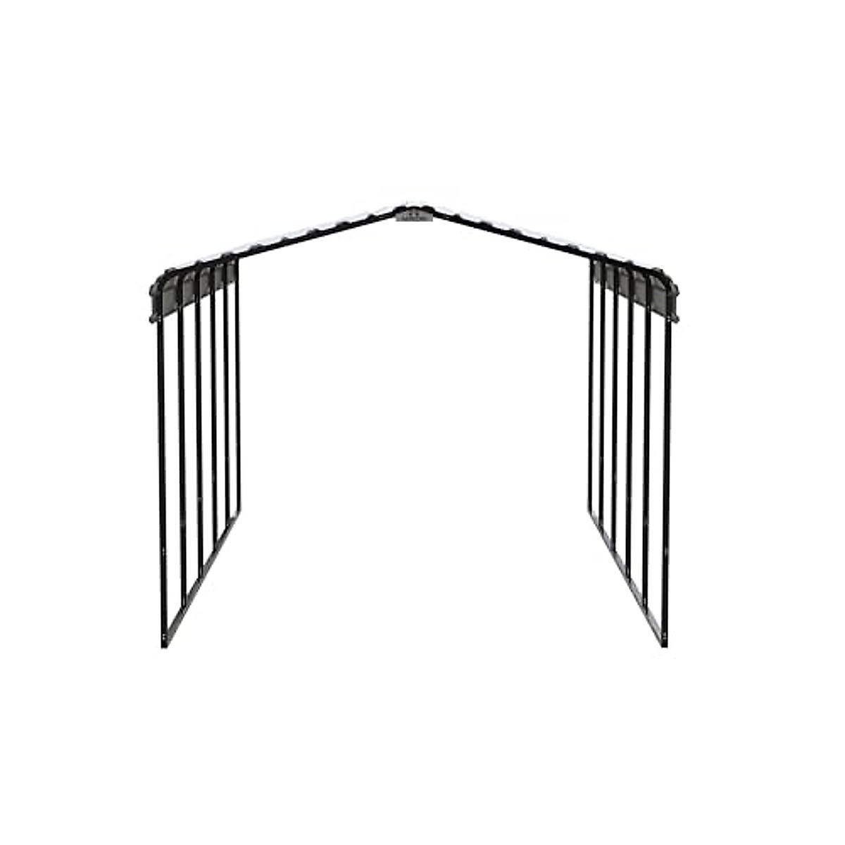 Arrow Carports Galvanized Steel Carport, Full-Size Metal Carport Kit, 12' x 24' x 9', Eggshell