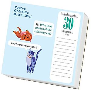 Cat Trivia Page-A-Day Calendar 2023: Cat Quotes, Paw-some Jokes, True or False, Owner's Tips, Famous Cats, Know Your Breeds, and More!
