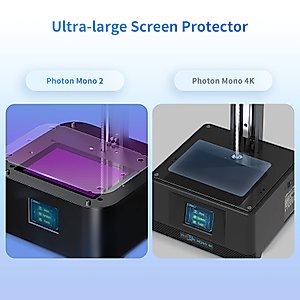ANYCUBIC Photon Mono 2, Resin 3D Printer with 6.6'' 4K + LCD Monochrome Screen, Upgraded LighTurbo Matrix with High-Precision Printing, Enlarge Print volume 6.49'' x 5.62'' x 3.5''