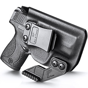 IWB Kydex Holsters Compatible with Smith and Wesson M&P Shield 9mm/.40, Inside Waistband Concealed Carry S&W Shield IWB Holster, Adj. Retention, RH