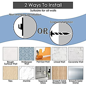 JONYJ Shower Caddy, 2-Pack Adhesive Shower Organizer with 2 Soap Dishes and 16 Hooks,Shower Shelf for Bedroom, Living Room, Bathroom, Kitchen, Silver