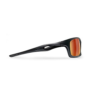 Bertoni Photochromic Sport Sunglasses for Cycling Running Ski Motorcycle MTB Fishing – mod. Omega Italy (Matt Black - Photochromic)