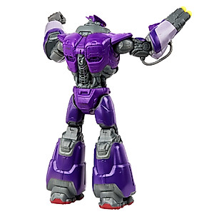 Mattel Disney Pixar Lightyear Action Figure, Blaster Attack Zurg with Lights, Sounds, Blaster & 3 Projectiles, 12-inch Scale