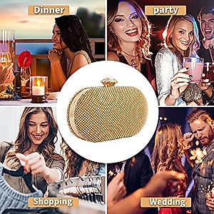 Muadhnait Rhinestone Purse for Women Sparkly Clutch Evening Handbag for Party Wedding