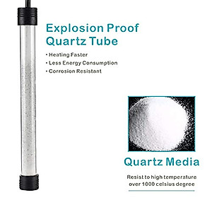 hygger 300W Aquarium Heater with External Digital Temperature Controller Reef Saltwater Fish Tank Heater for 30-60 Gallon Tank