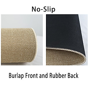 Eikunn Christmas Kitchen Rugs Set of 2,Red Truck Christmas Tree Kitchen Mat for Floor,Winter Holiday Non-Slip Washable Kitchen Sink Mats Kitchen Decor Doormat+Runner Rug