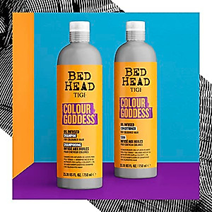 Bed Head by TIGI Shampoo & Conditioner For Colored Hair Colour Goddess With Sweet Almond & Coconut Oils 2 x 25.36 fl oz