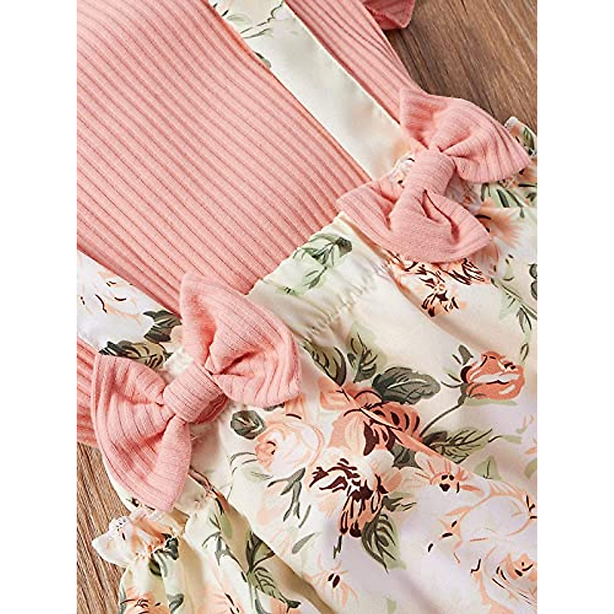 Voonlie Baby Girl Clothes Outfits 3PCS Newborn Infant Baby T Shirt Shorts Headband Summer Set