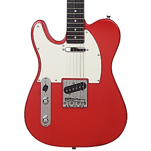 Sawtooth Classic ET 60 Ash Body Left-Handed Electric Guitar, Habanero
