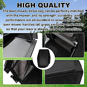 Aulpq 764-04077B Lawn Mower Grass Bag Fits for MTD 21" Push Lawn Mower 764-04077A 764-04077 (Only Grass Bag)