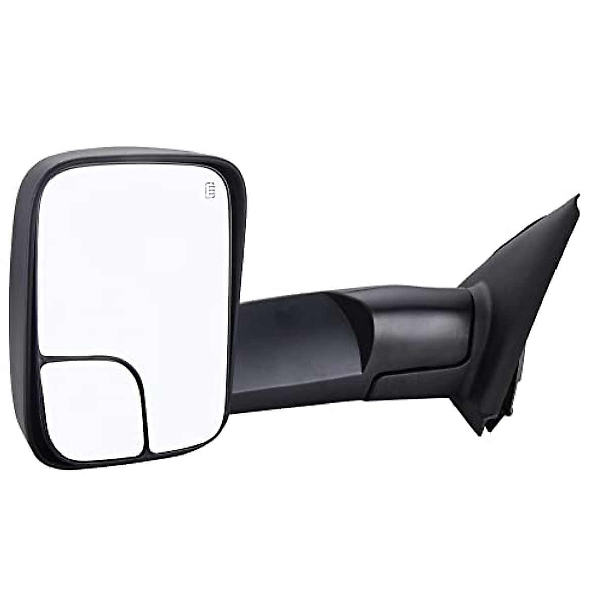 ZAPOSTS Towing Mirrors Replacement Fit for 02-08 DodgeRam 1500 for 03-09 Dodge Ram 2500 3500 Pickup Truck Power Heated Tow Folding Side View Mirror Driver Side
