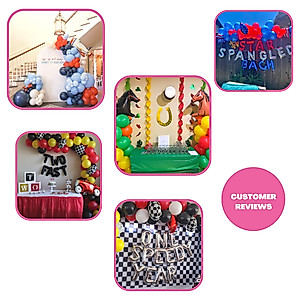 100% LIKED-Beep Beep Beep Blue Letters Balloon Banner, Little Truck Birthday Decorations, Pig Toad Cow 1st Birthday Party Decorations