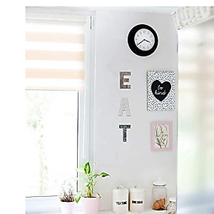 Wooden Eat Sign for Kitchen Decorations, Rustic Eat Signs Kitchen Wall Decor, Farmhouse Kitchen Wall Art, EAT Letters Farmhouse Kitchen Decor for Dining Room & Eatery, Easy to Hang or Stand on Table