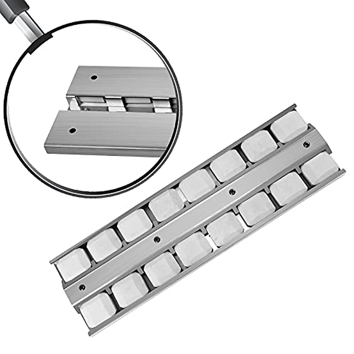 Folocy 18" X 5-1/2" BBQ Grill Briquette Tray Heat Plates Shield, Replace Viking OEM 032370-000, BBQ Gas Grill Replacement Parts for VGBQ54224, VGBQ55424, VGIQ542241NSS, VGIQ54224NSS, VGBQ33002RENS