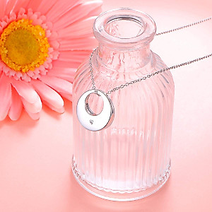 Circle of Life Urn Necklaces for Ashes for Women Cremation Jewelry 925 Sterling Silver Eternity Memorial Forever in My Heart Ashes Keepsake Necklace (Circle of Life)