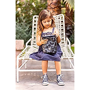 Petunia Pickle Bottom Baby Cooler Bag | Perfect for Baby Bottles and Snacks | Insulated & Reusable Bottle Cooler and Baby Holder | Shadow Leopard