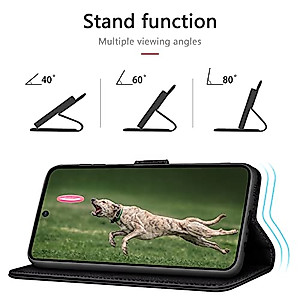 XcaseBar for Samsung Galaxy S23 Ultra Wallet case with 【RFID Blocking】 Credit Card Holder,Flip Folio Book PU Leather Phone case Shockproof Protective Cover Women Men for S23Ultra case Black